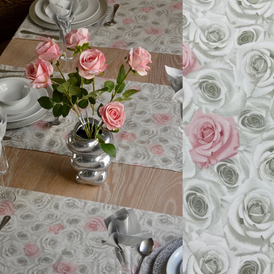 Table Runner Rose – TANTALIZING TABLEWARE